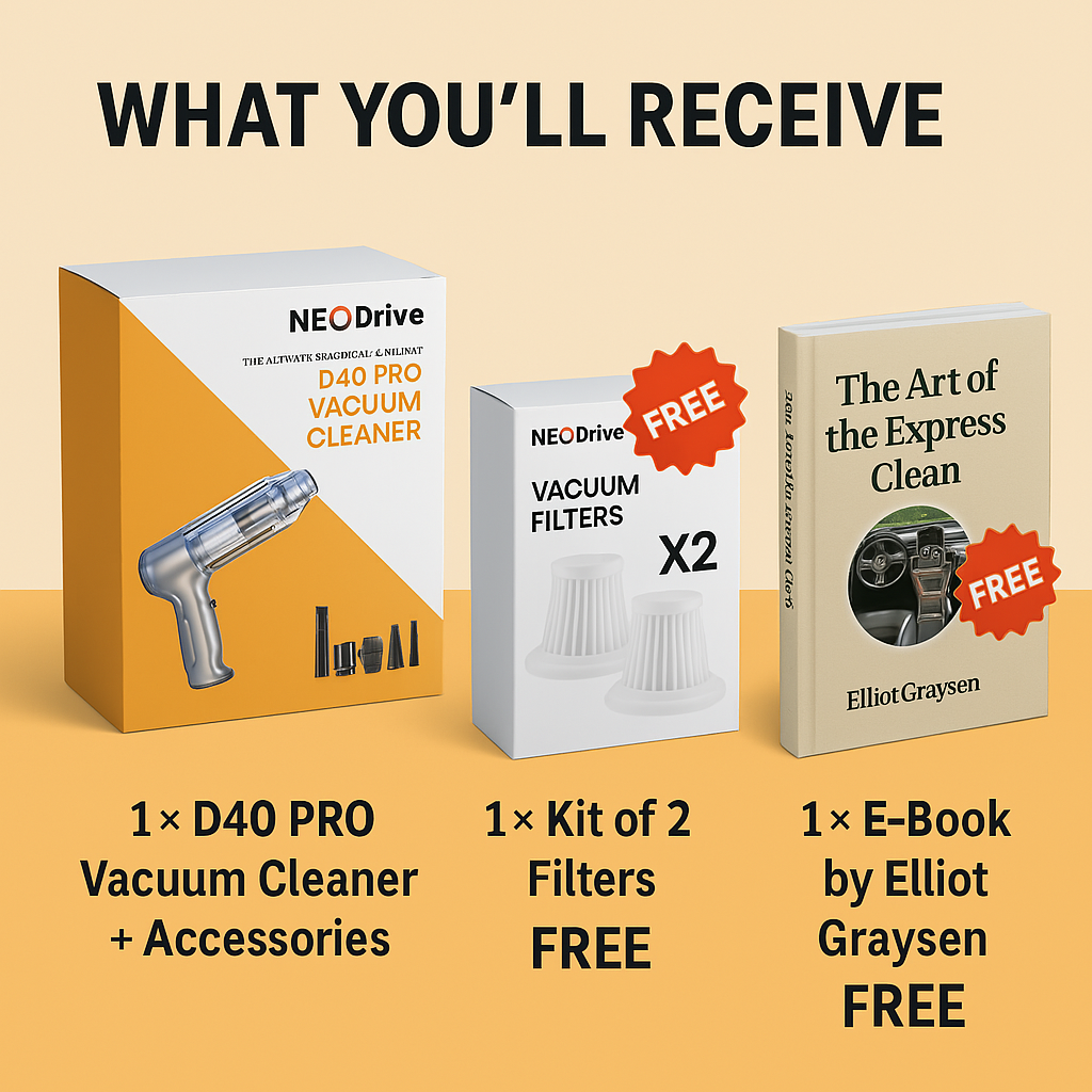 D40 PRO | Voted the UK’s #1 Precision Vacuum Cleaner in 2024 – NEODRIVE